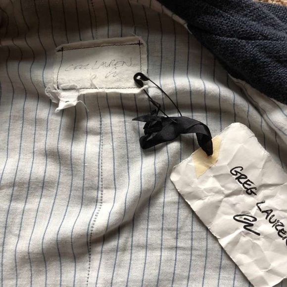 Greg Lauren | Jackets & Coats | Greg Lauren Burlap Denim Jacket | Poshmark